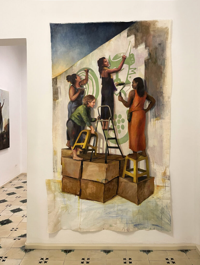 María Peña Coto, de migración, mujeres y arte urbano