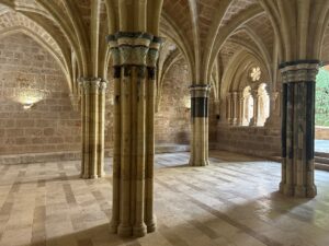 El Monasterio de Piedra restaura su sala capitular y su cripta