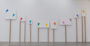 Nancy Holt, en el verano de 2023 en el MACBA de Barcelona