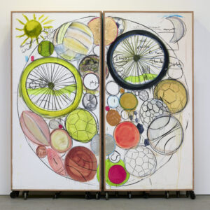 Fabrice Hyber en la Fondation Cartier: un pensamiento serpenteante