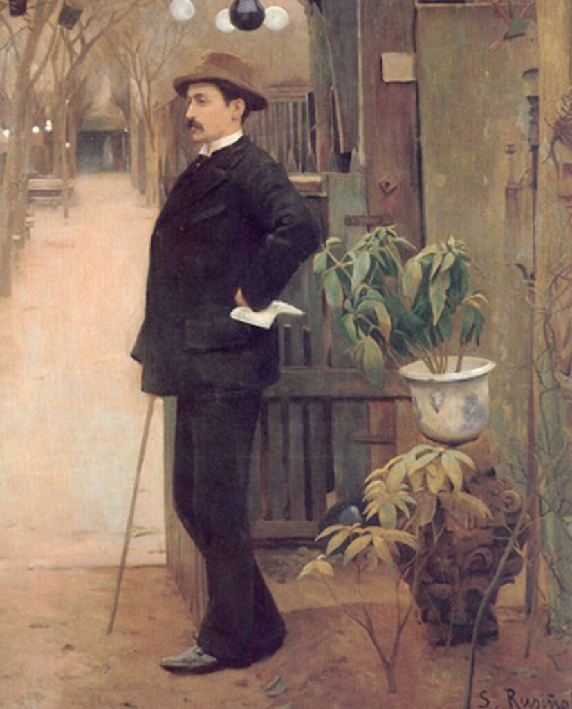 Rusiñol, simbolismo en el jardín